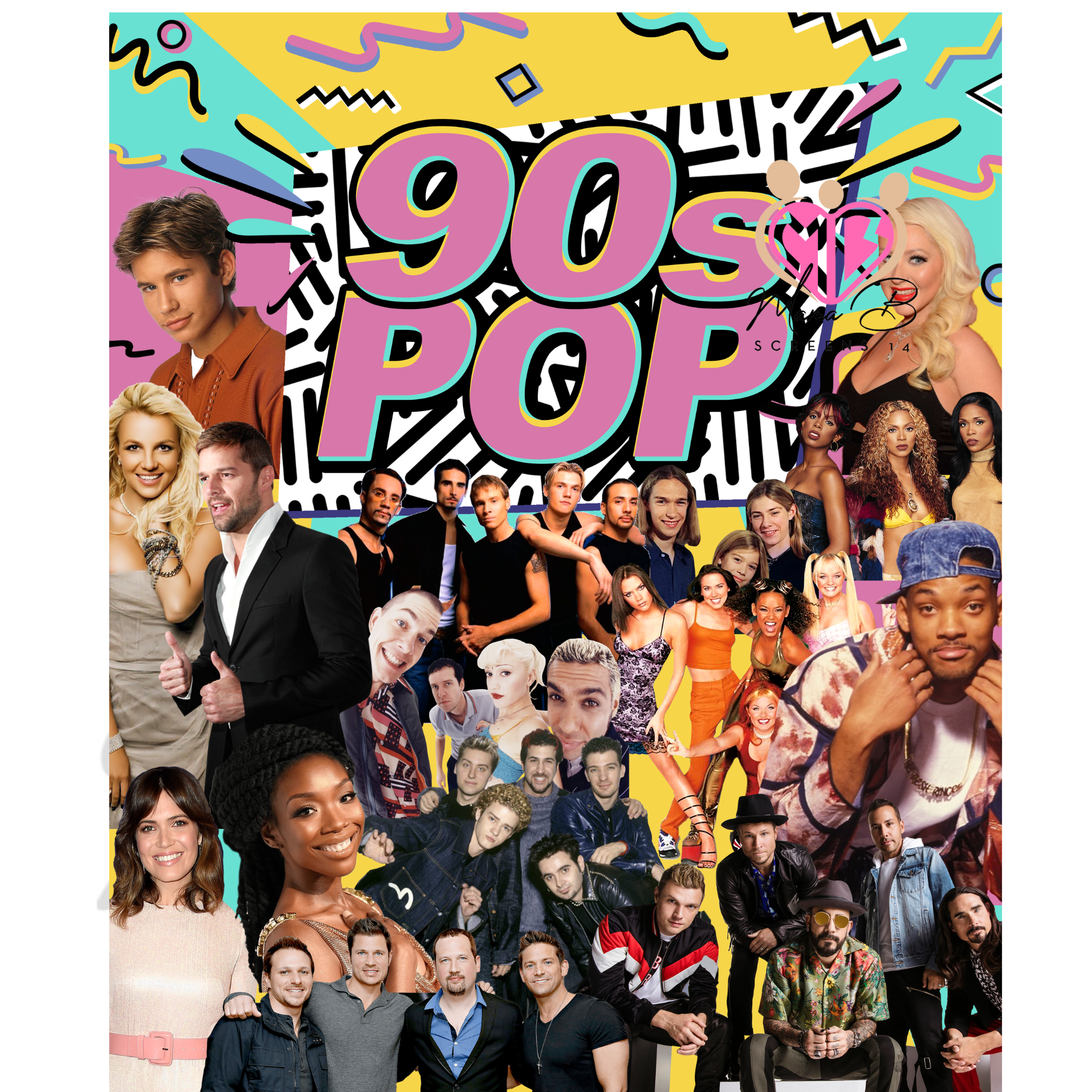 90's pop- Exclusive design – MamaBscreens14