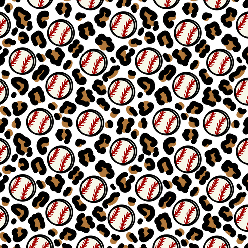 Baseball Cheetah Pattern – MamaBscreens14